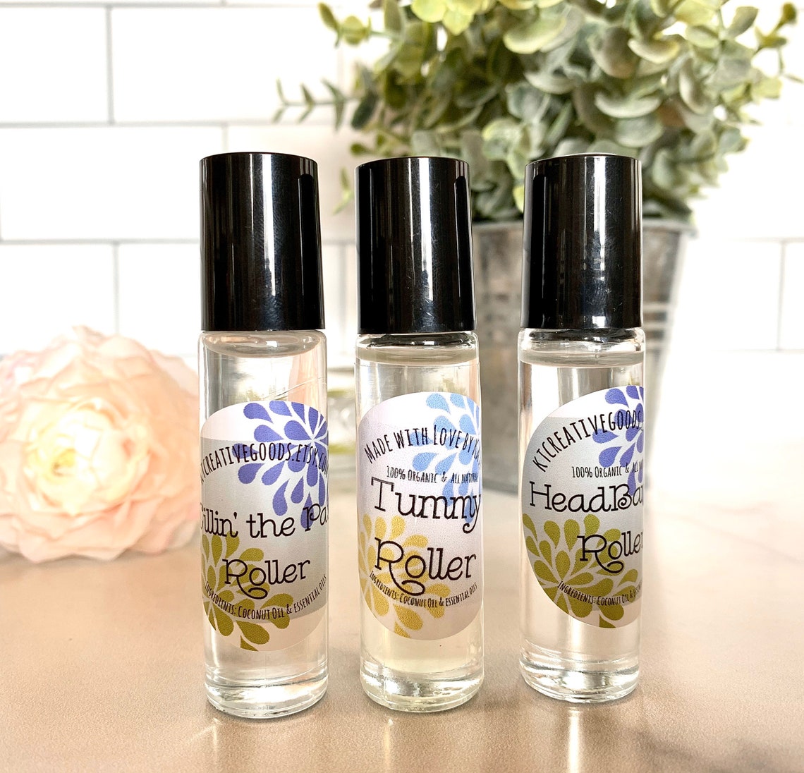 The Terrific Trifecta Essential Oil Roller Gift Set/essential - Etsy