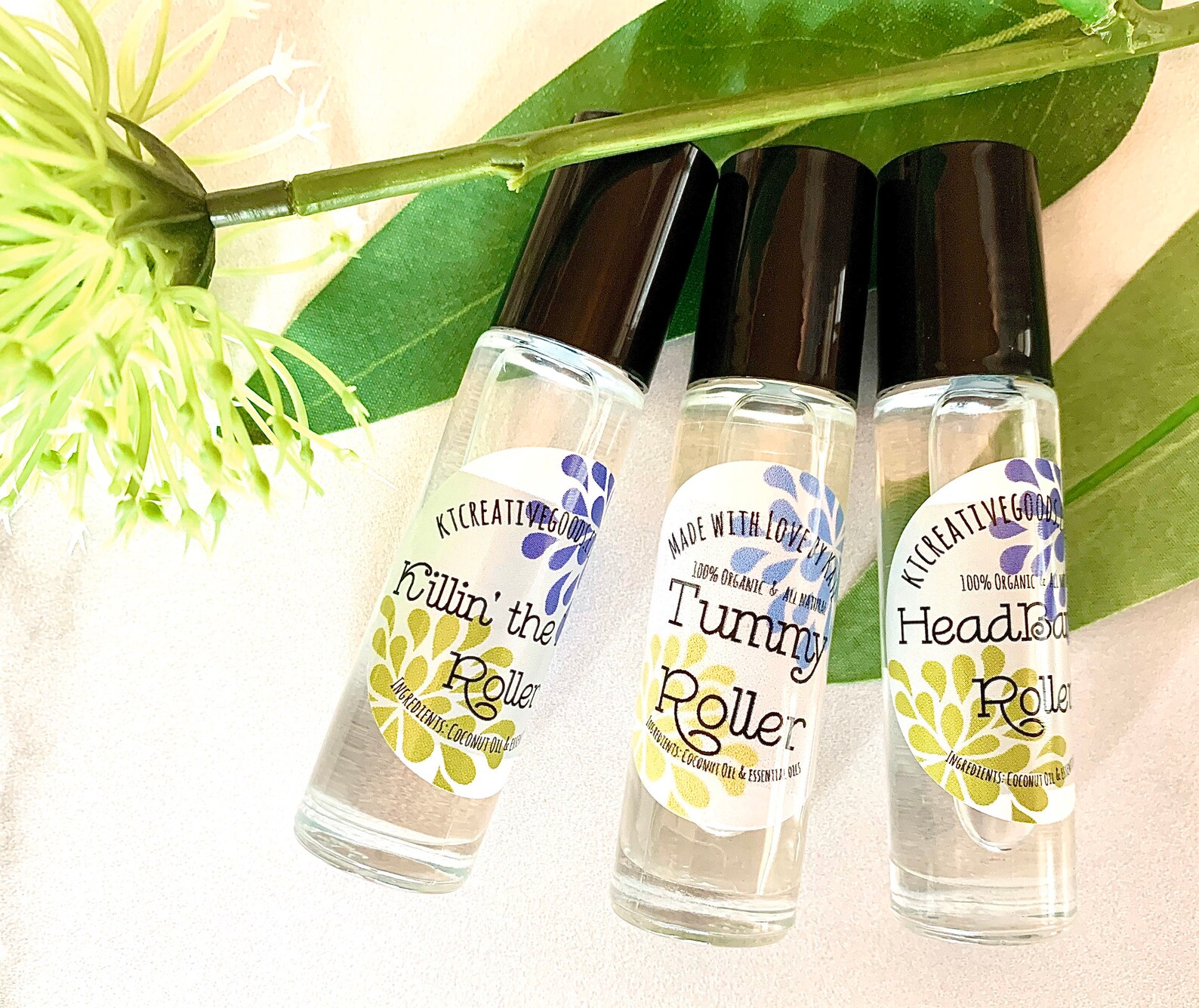 The Terrific Trifecta Essential Oil Roller Gift Set/essential - Etsy
