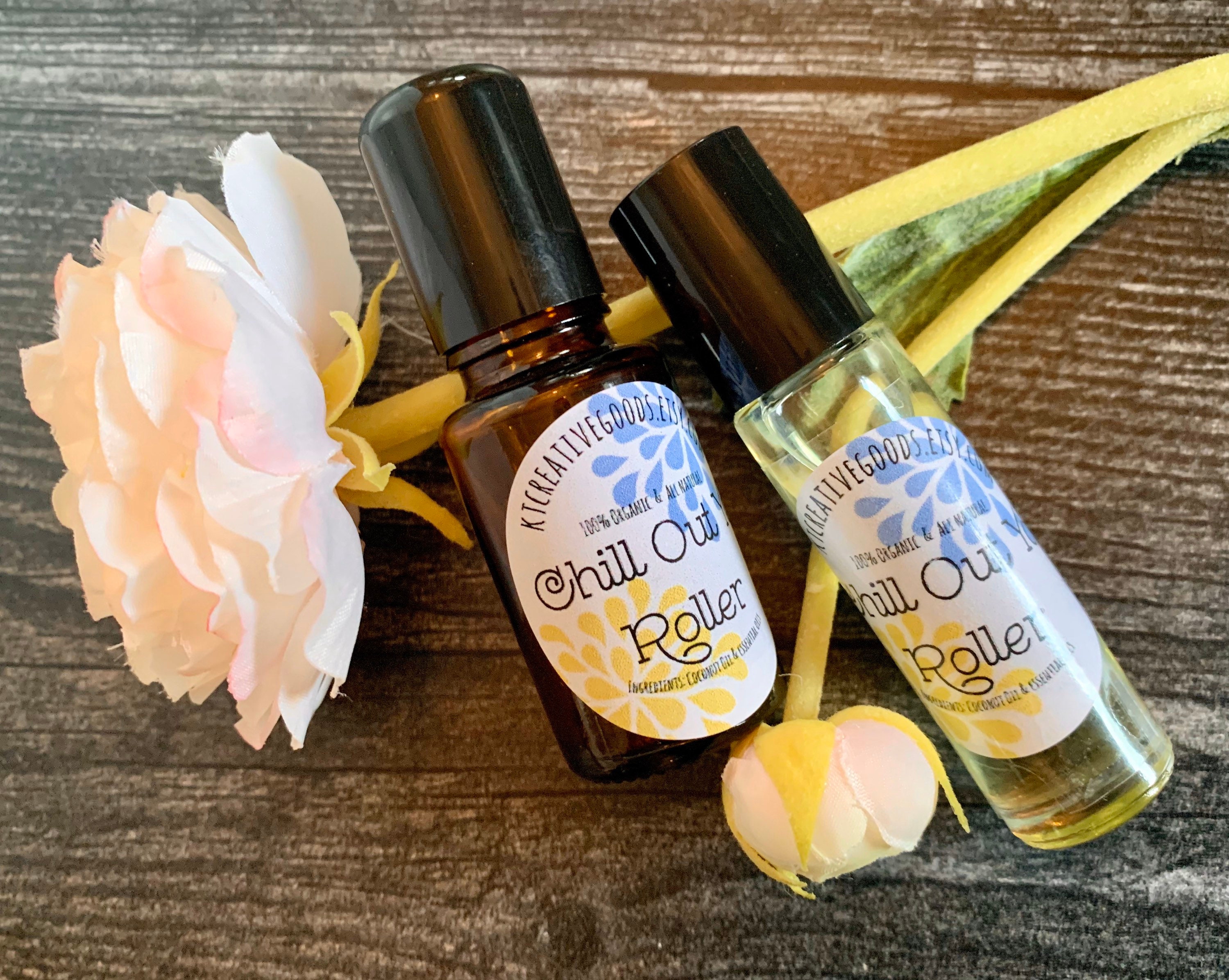 Chill Out Yo! Roller/relaxing Oil Roller Blend/stress Relief Roller ...