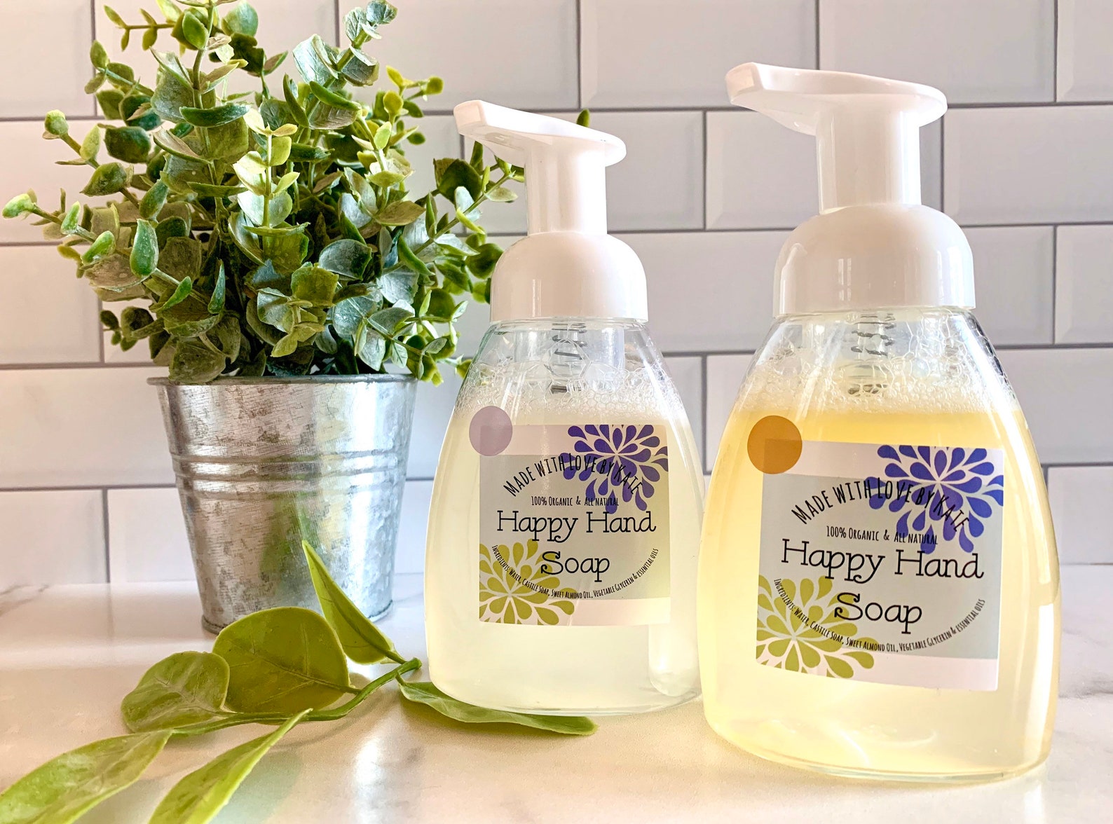 The Happy Hand Soap/all Natural Soap/gentle Foaming Hand - Etsy