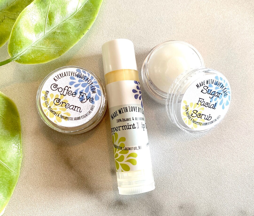 Fab Face Mini Gift Set/gift Set/artisan Skin Care/beauty Box/lip Balm ...