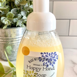 The Happy Hand Soap/all Natural Soap/gentle Foaming Hand Soap ...