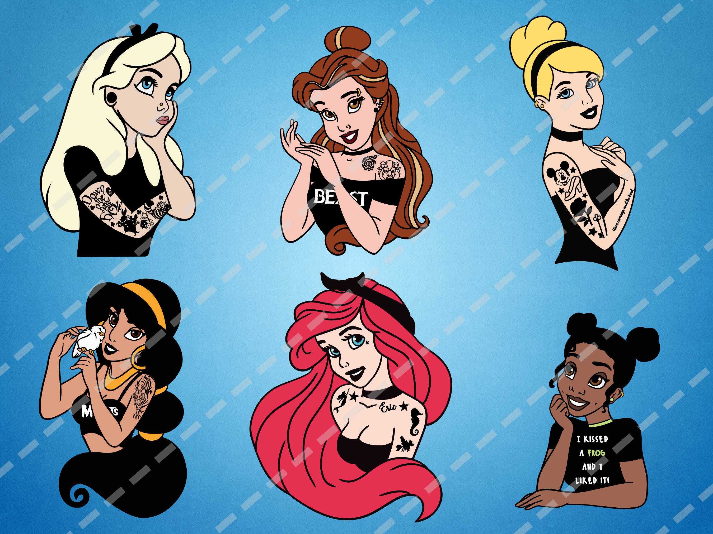 Disney Punk Princess Belle