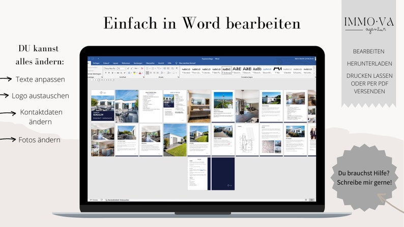 Exposé Template as WORD File - Etsy