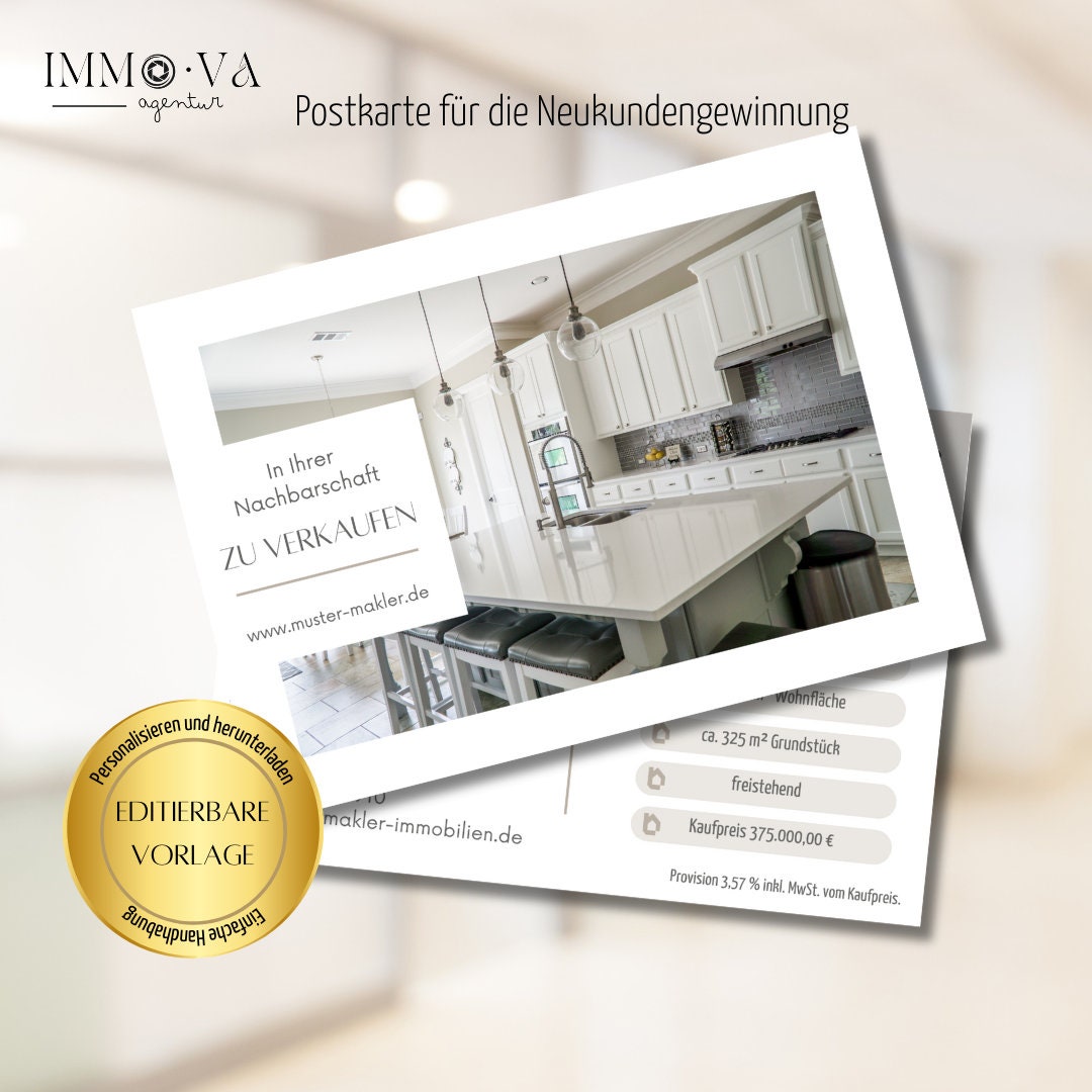 Postcard Real Estate Agent, Postcard Design, Real Estate Agent Template ...