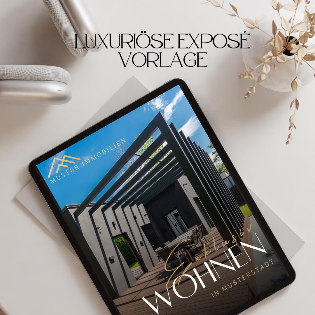 Luxurious Exposé Template as Templates LINK for Canva - Digital Product ...