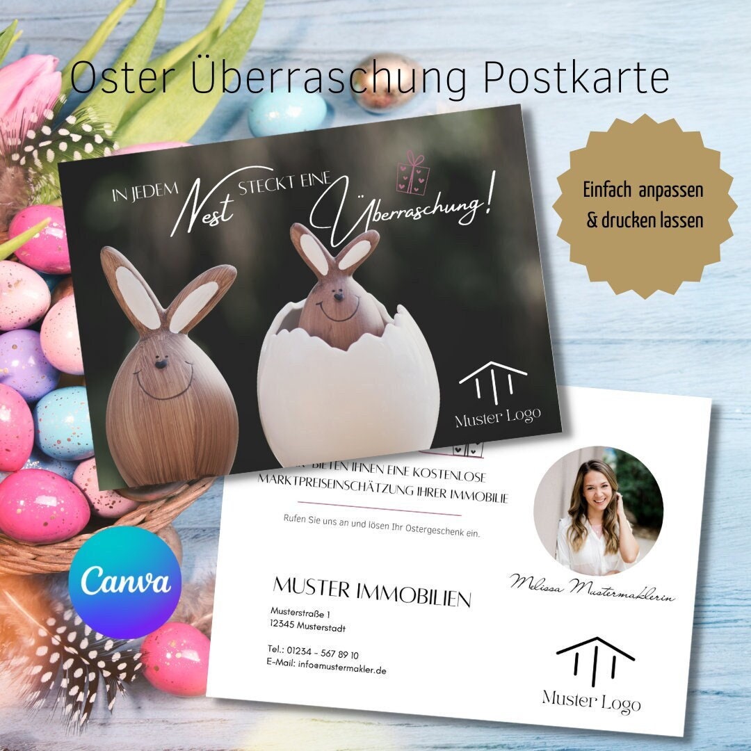 Postcard Real Estate Agent, Postcard Easter, Real Estate Marketing ...
