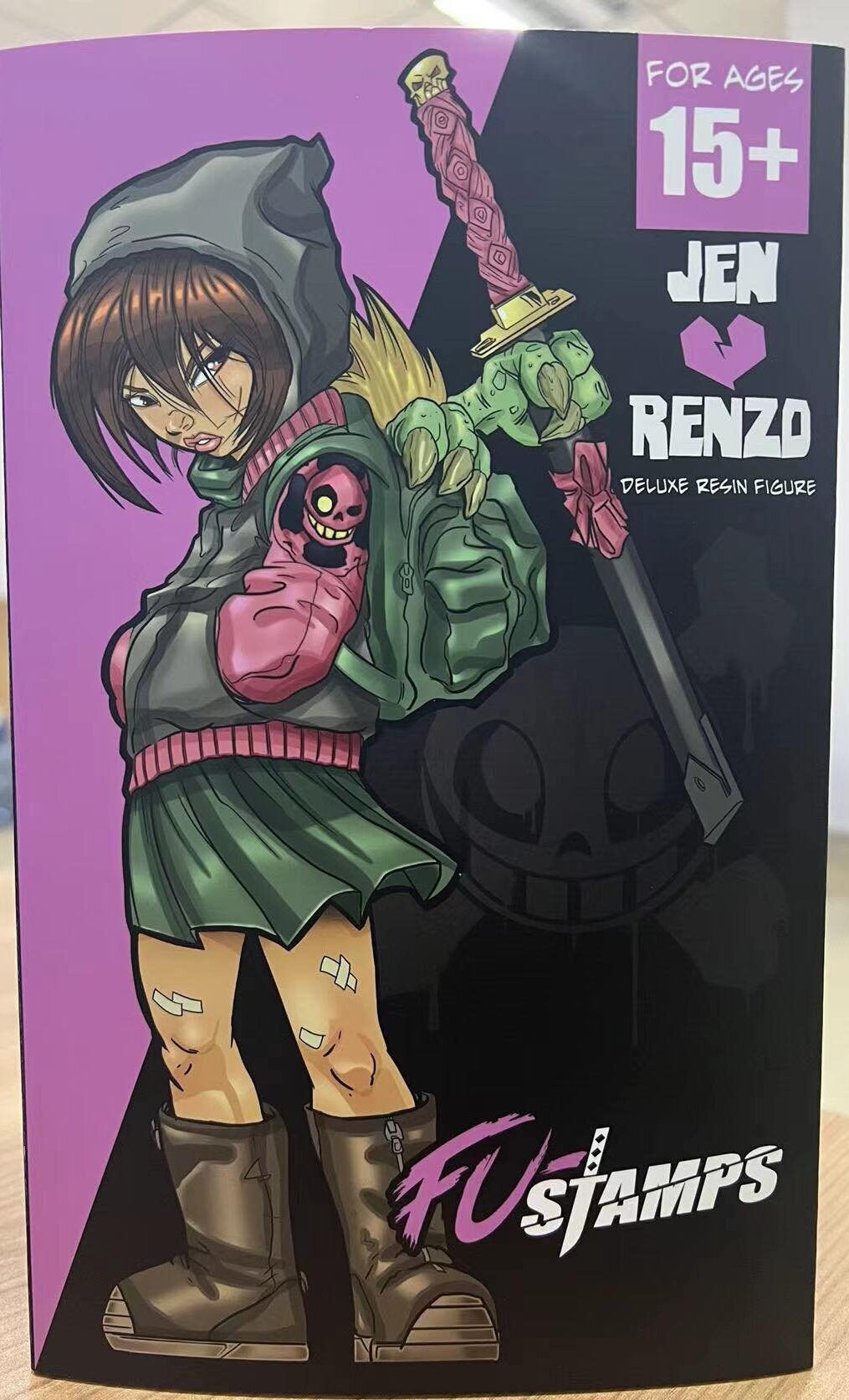 Fu-stamps Jen and Baby Renzo Deluxe Figure - Etsy