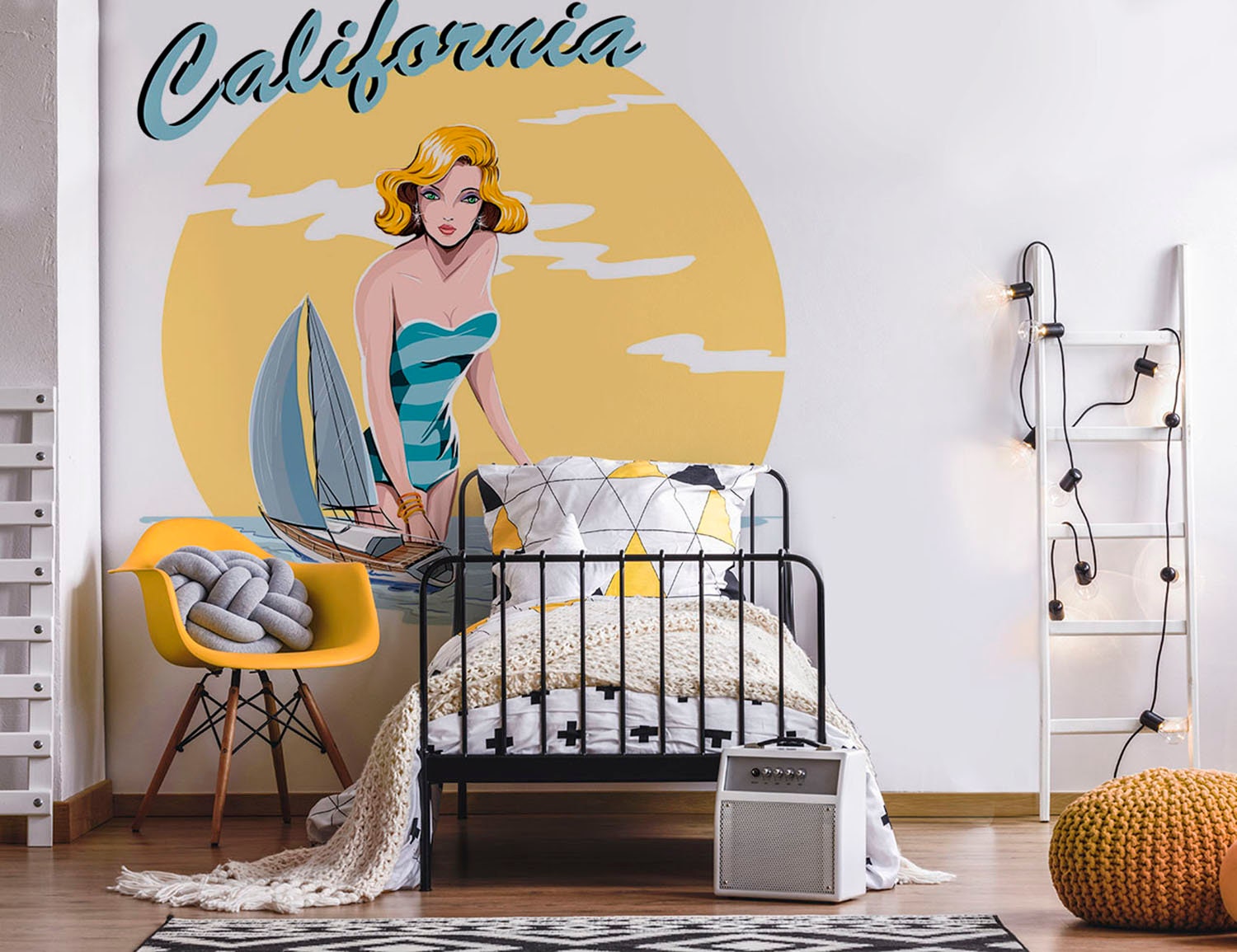 Modern Pin Up Girls Wallpaper