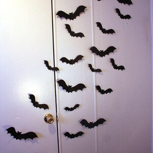 3D Wall Decor Flying Bats Wall Decor Halloween Party - Etsy