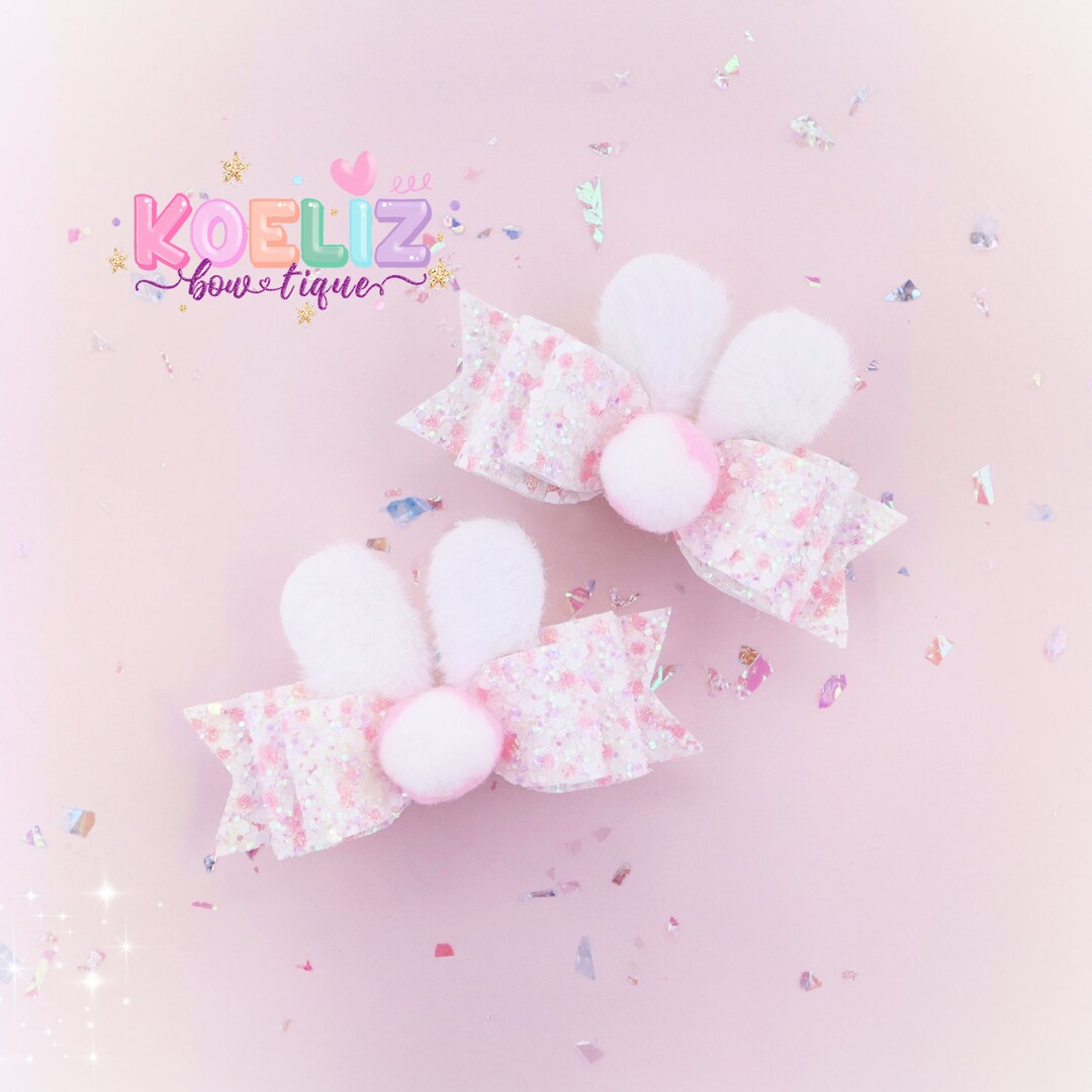 Little Bunny Ears Bow for Girls and Toddlers Easter Bunny Hair ...