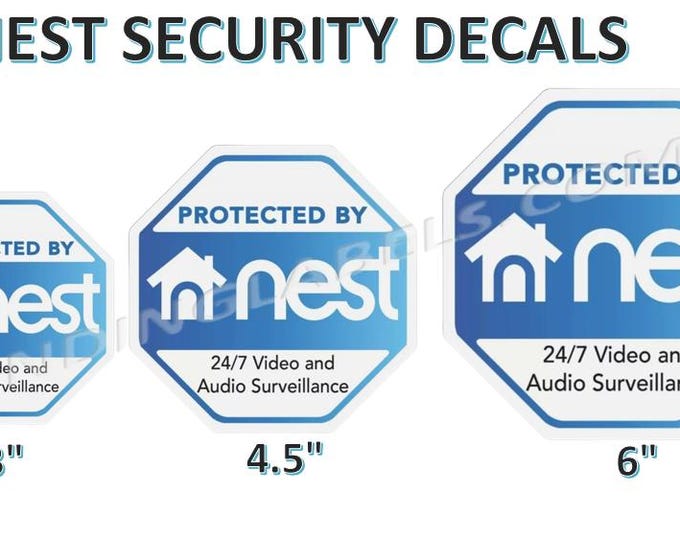 Nest Security Yard Sign 100% All Aluminum - Etsy