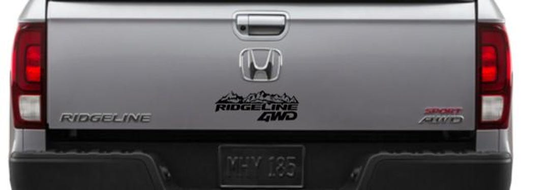 Decal Honda Ridgeline Sticker Peel Stick Removable Mountain Detail ...