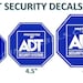 Blue Logo ADT Decal Sticker Security Camera Door Window Decal UV ...