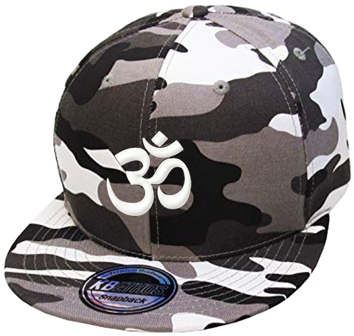 Om Ohm Aum Embroidered 3D Puff Design on Snap Back Style Hat - Etsy