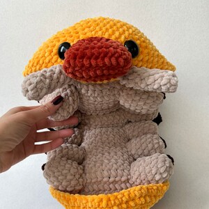 Rubber Ducky Isopod Plush Roly Poly Pill Bug Crocheted Toy - Etsy