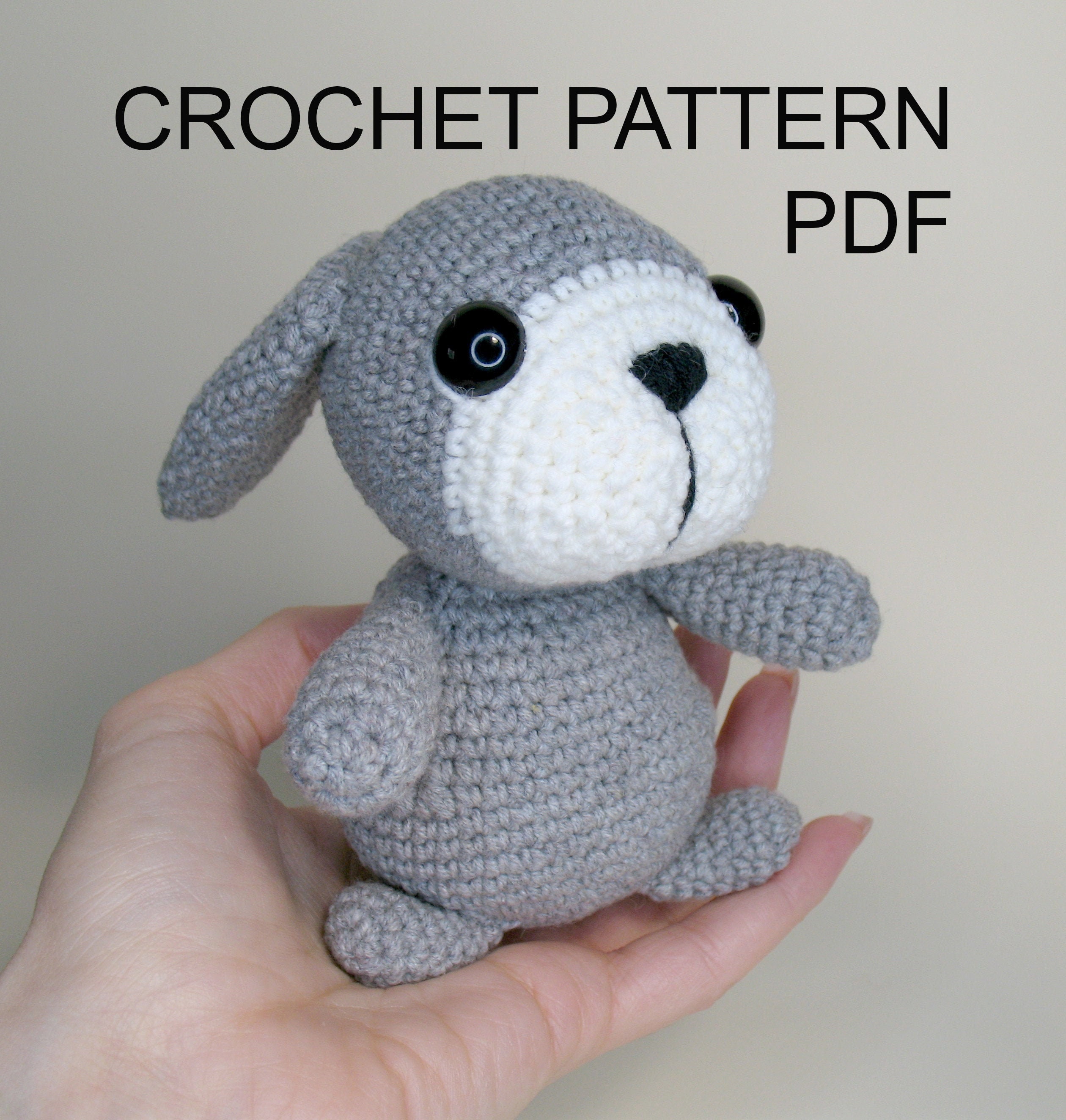 Rabbit Bunny Crochet Pattern PDF File in English Language - Etsy Canada