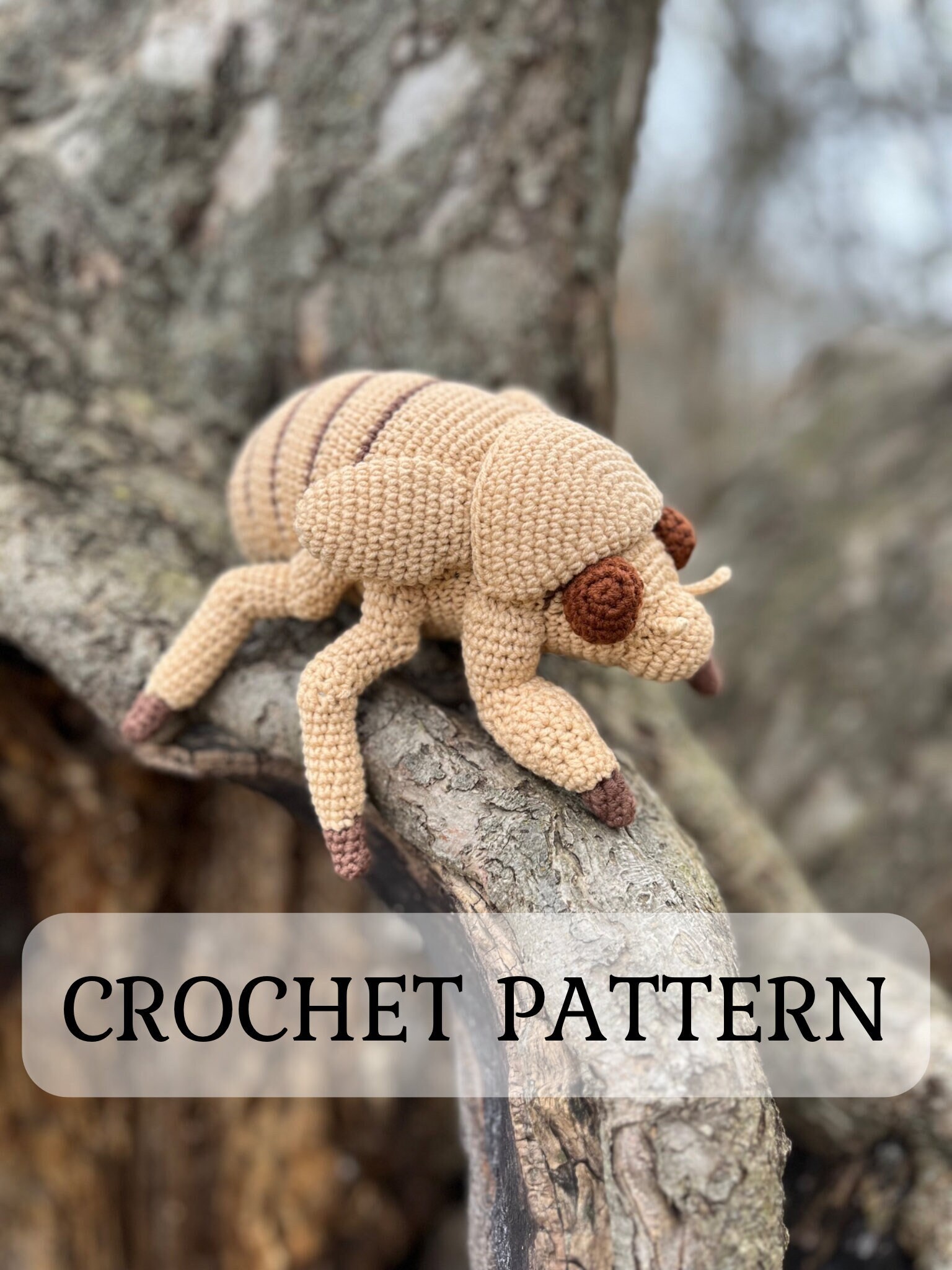 Cicada Nymph Crochet Pattern Amigurumi Cicada Nymph Tutorial - Etsy