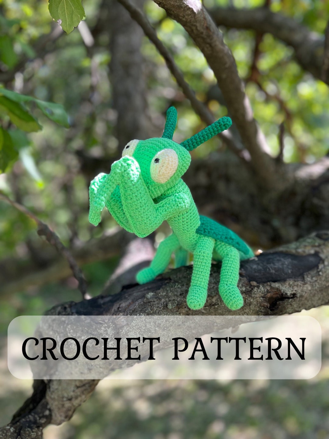 Praying Mantis Crochet Pattern Amigurumi Mantis PDF File in - Etsy UK