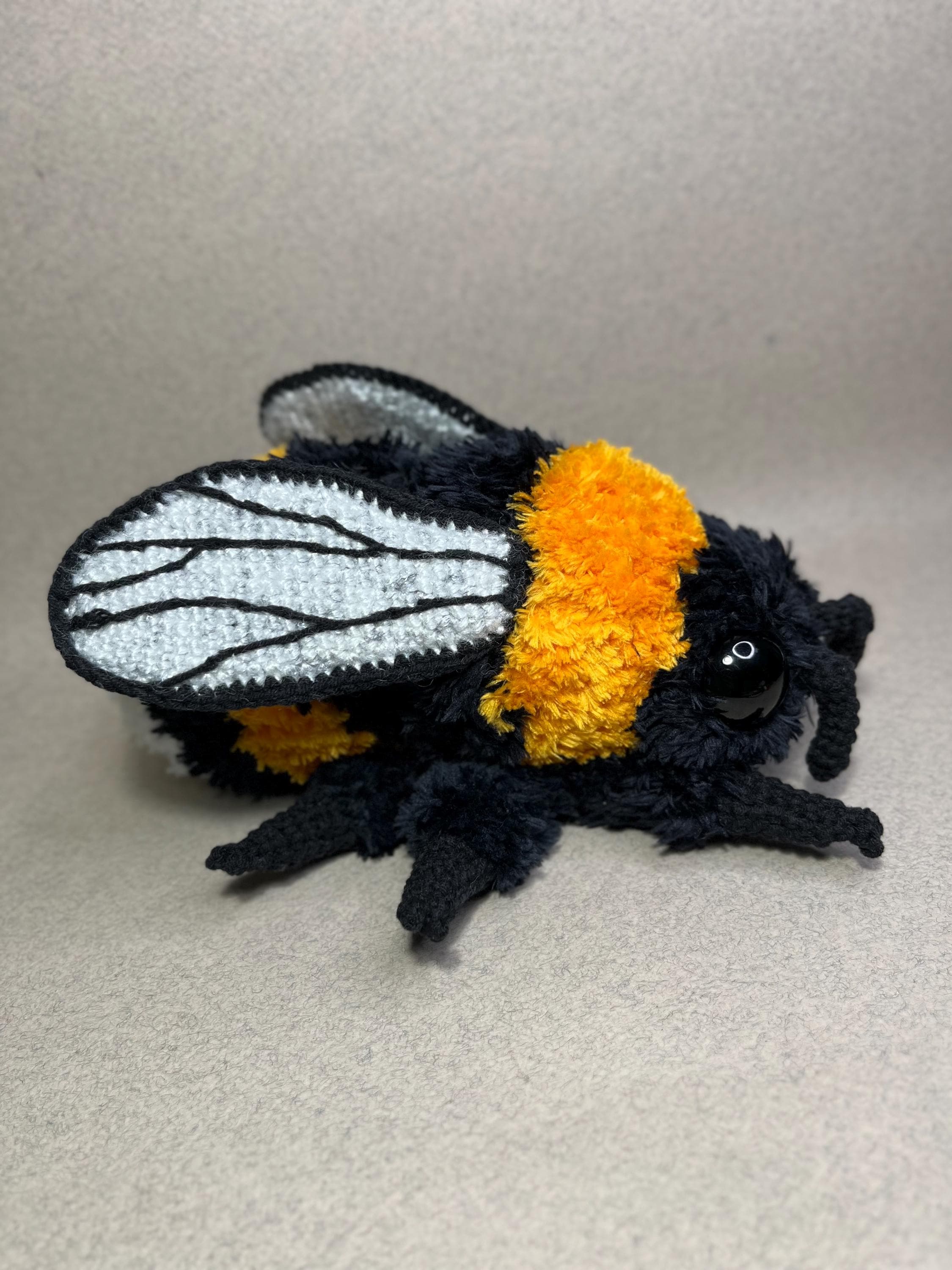 Fuzzy Bumblebee Crochet Pattern, PDF in English - Etsy