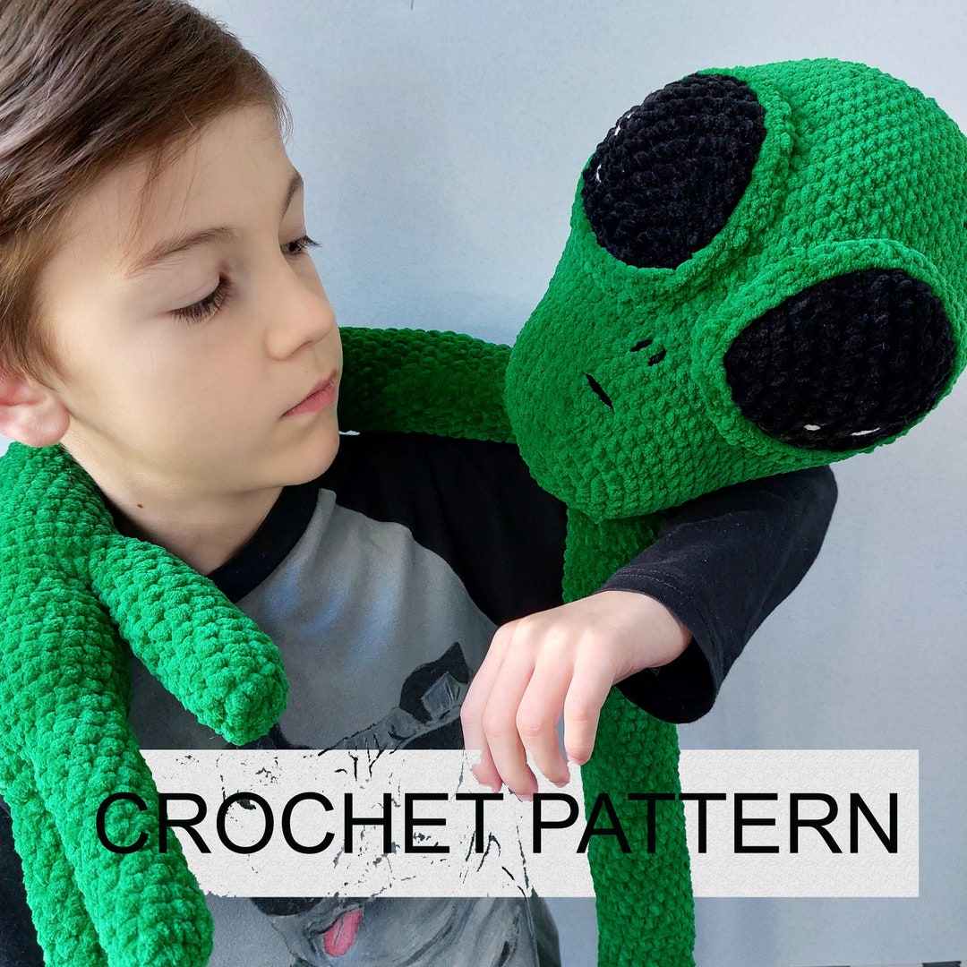 Alien Head With Arms, Crochet Pattern - Etsy
