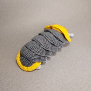 For Custom Order, Rubber Ducky Isopod, Amigurumi Toy, Crocheted Roly ...