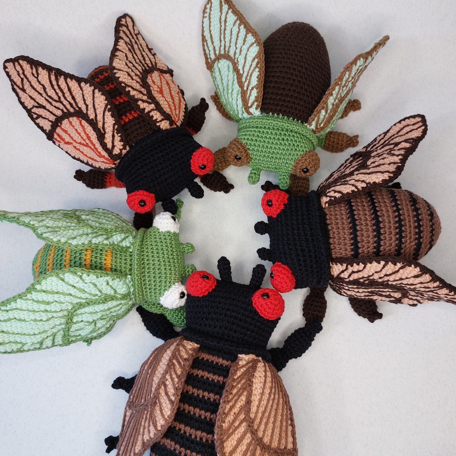 Cicada Crochet Pattern Cicada Amigurumi Tutorial Cicada Toy - Etsy UK