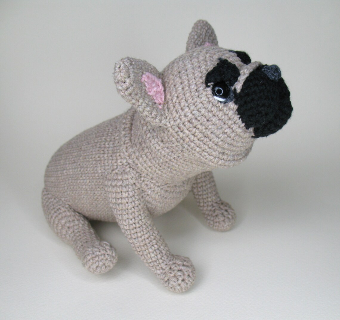 French Bulldog Crochet Pattern PDF File in English Language | Etsy Canada