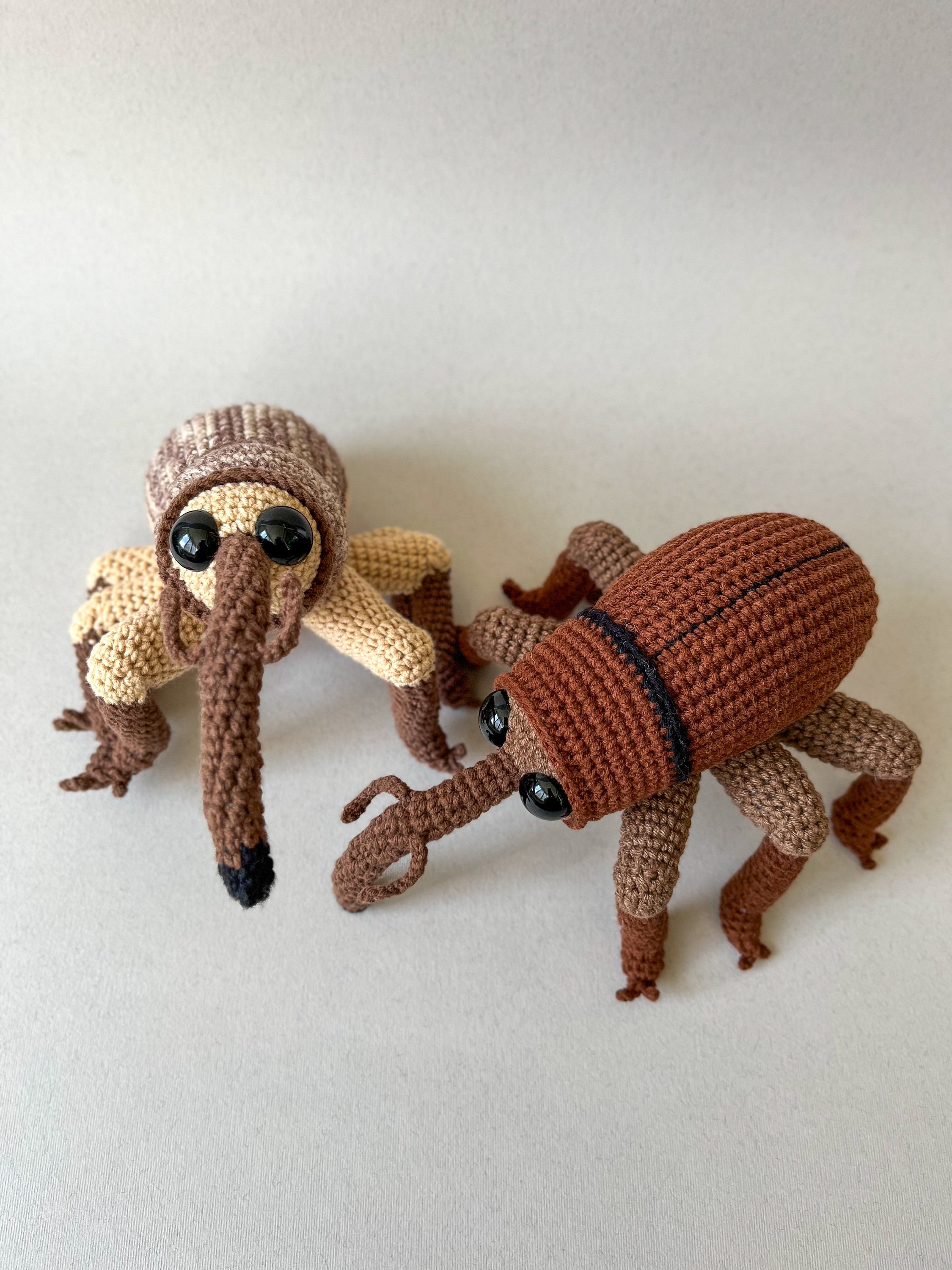Acorn Weevil Crochet Pattern, PDF File in English, Amigurumi Weevil - Etsy
