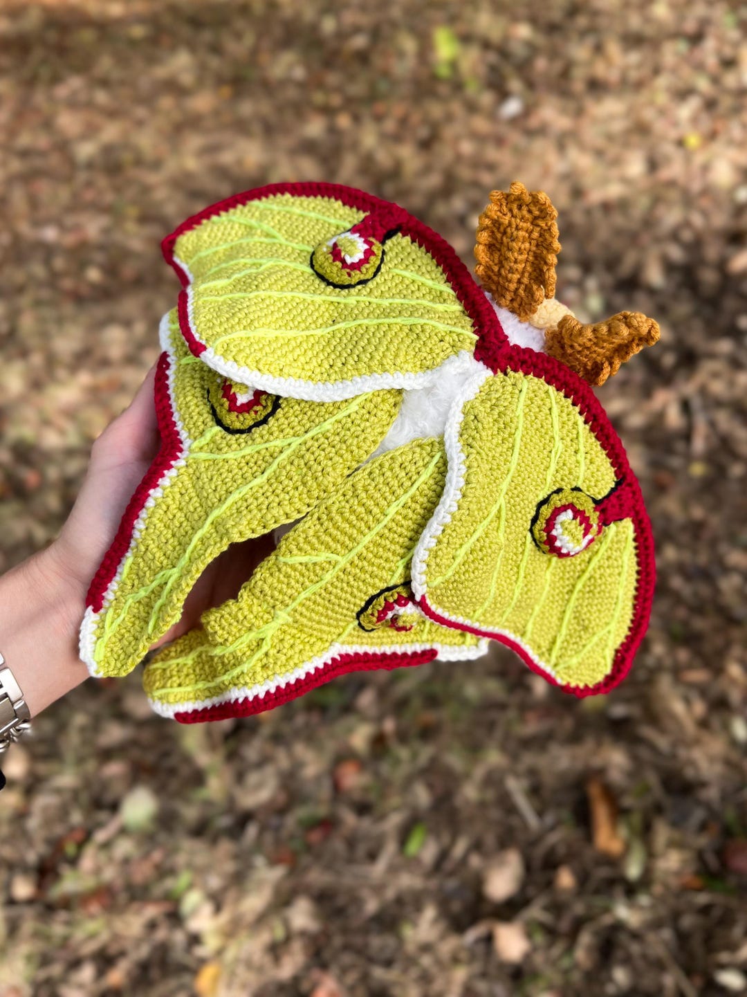 Luna Moth Crocheted, Amigurumi Moth Toy - Etsy