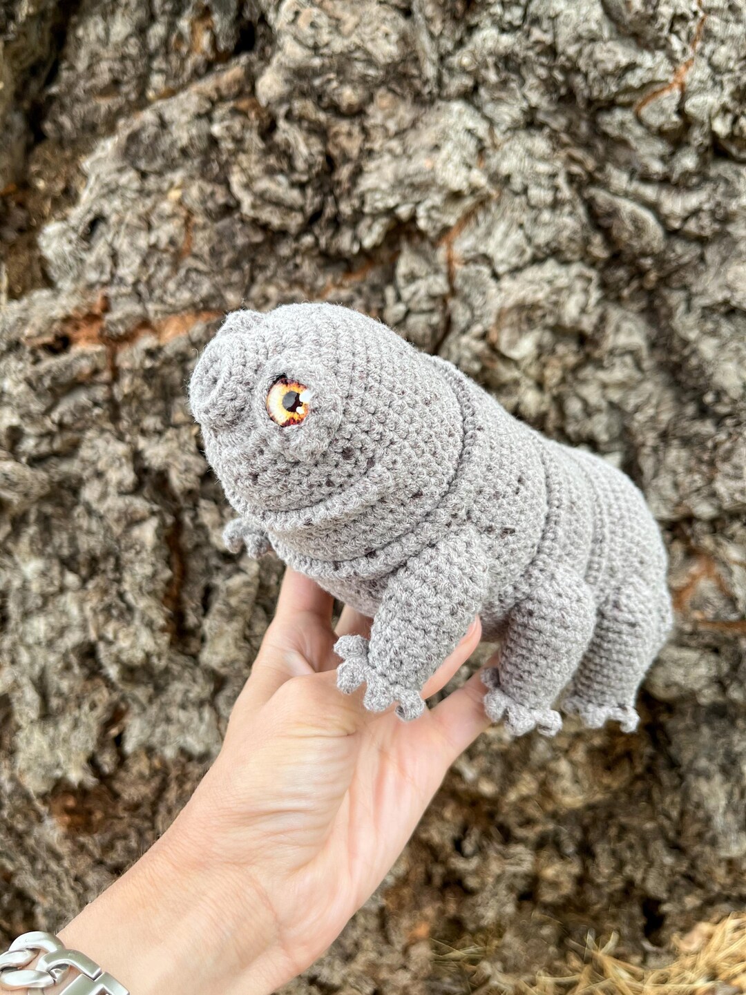 Tardigrade or Waterbear Crocheted Amigurumi Plushie - Etsy