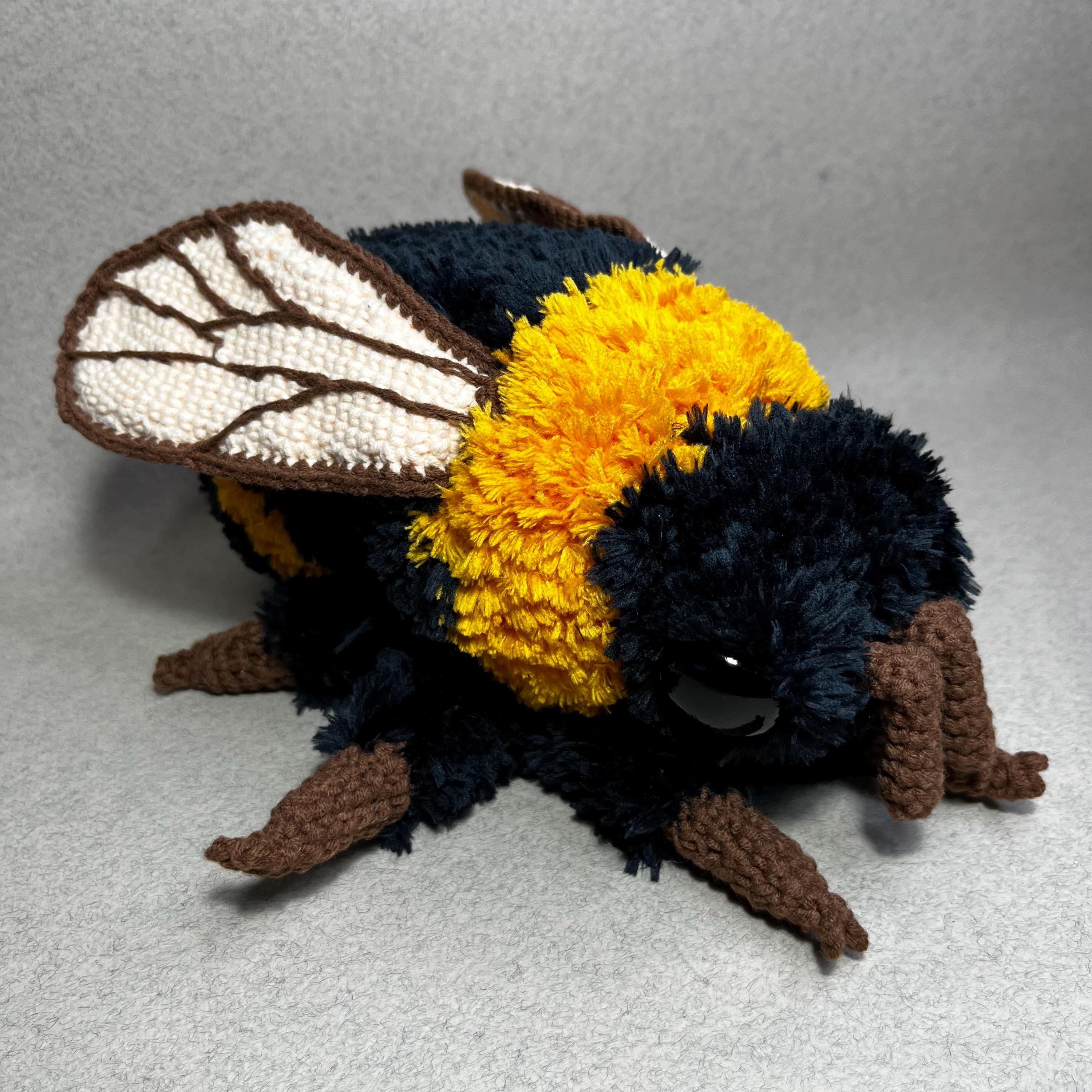 Fuzzy Bumblebee Crochet Pattern, PDF in English - Etsy