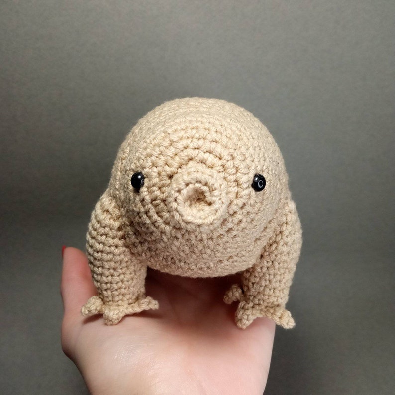 To Custom Order Tardigrade Crocheted Toy Amigurumi Tardigrade | Etsy