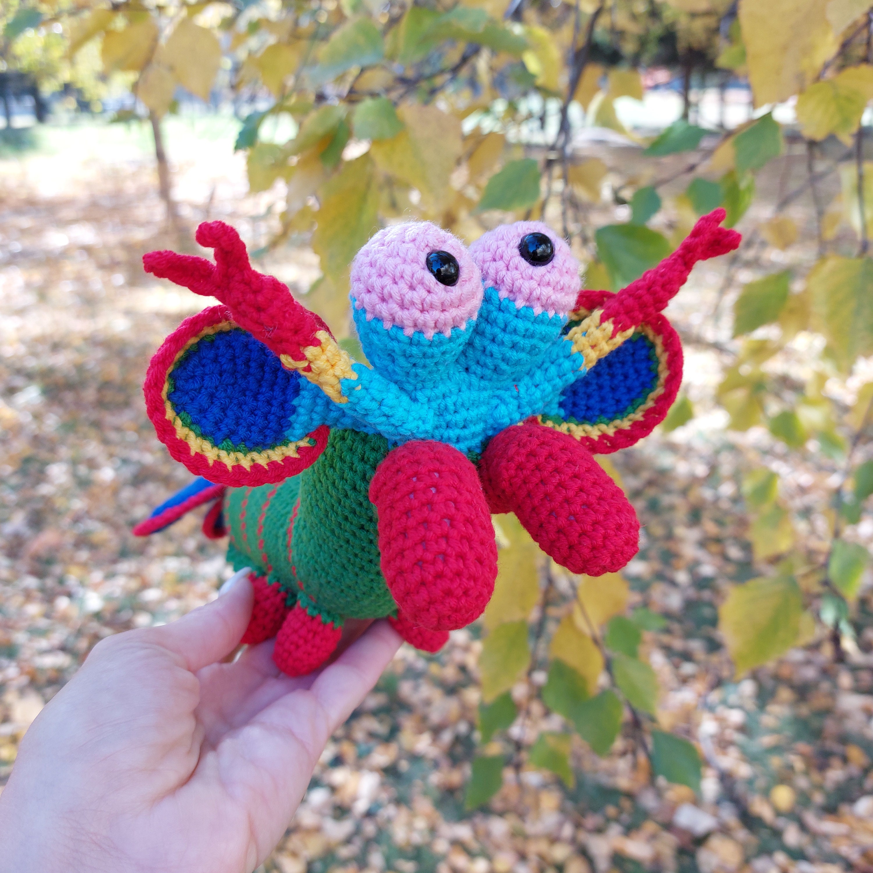 Mantis Shrimp Crochet Pattern PDF File in English Language - Etsy Australia