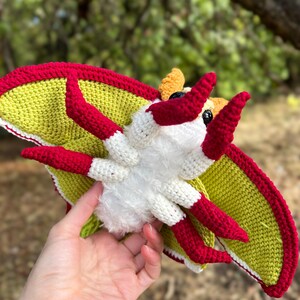 Luna Moth Crocheted, Amigurumi Moth Toy - Etsy
