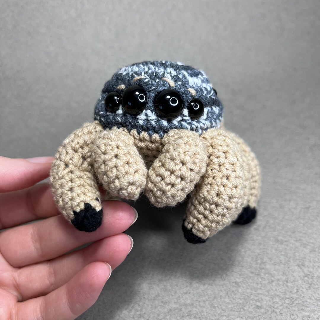 Peacock Spider Female Crocheted Plush Jumping Spider - Etsy