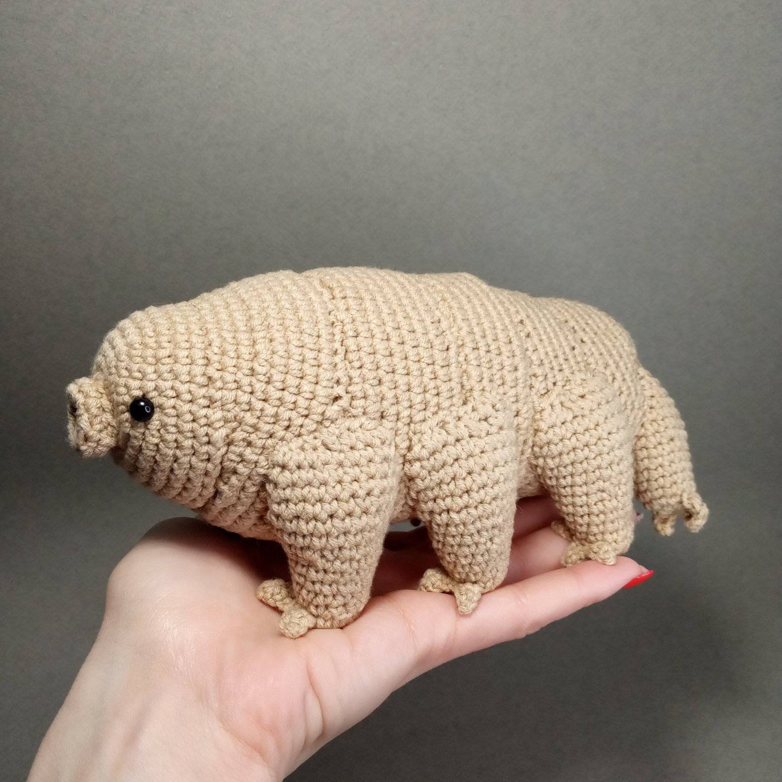 To Custom Order Tardigrade Crocheted Toy Amigurumi Tardigrade | Etsy