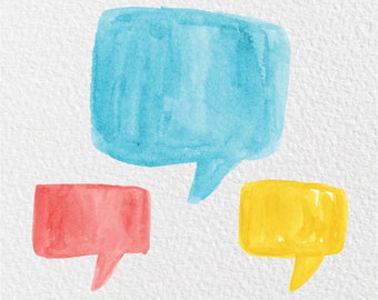 Speech balloon | Etsy