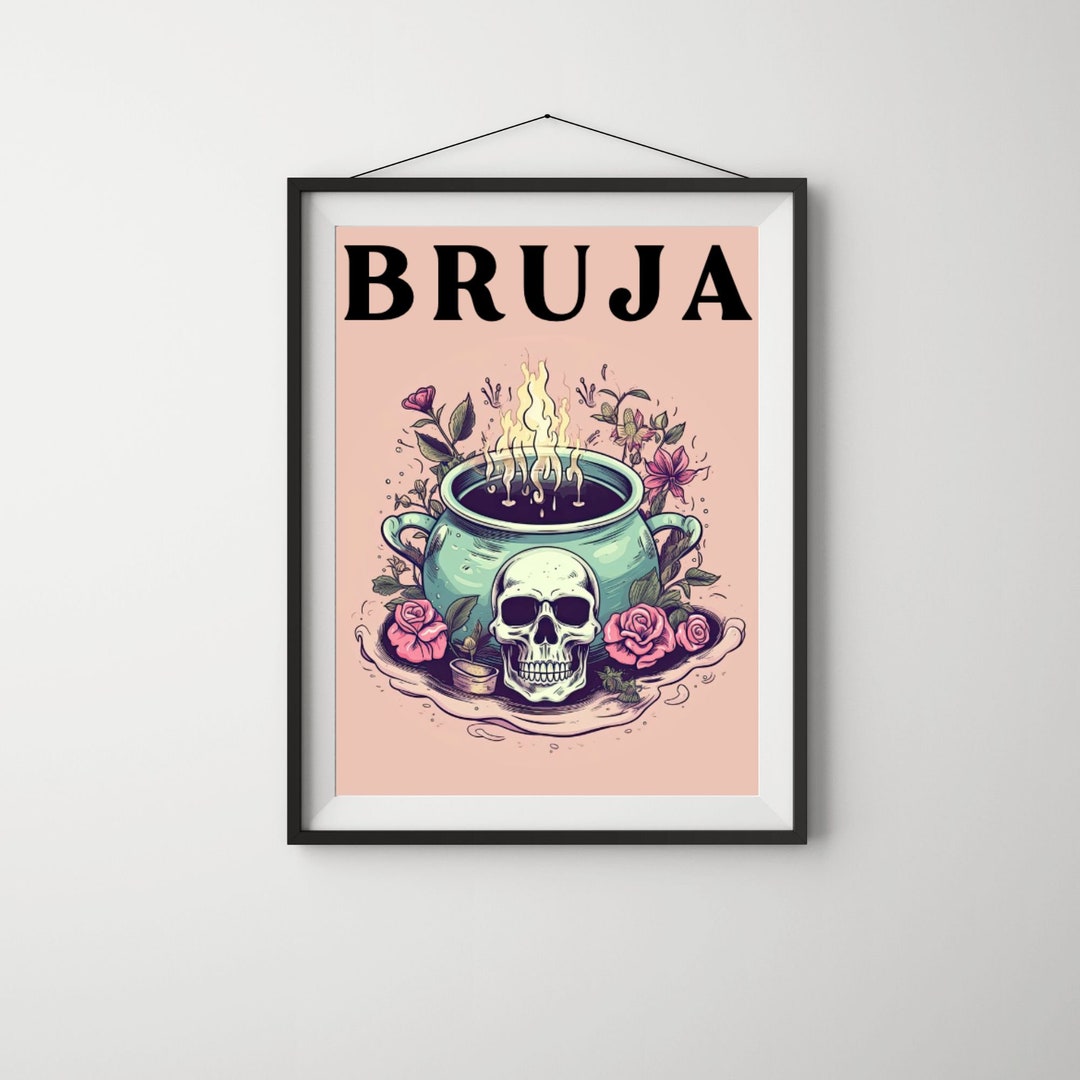 Bruja - Bruja Vibes - Brujeria - Halloween Print - Spanish Witchy ...