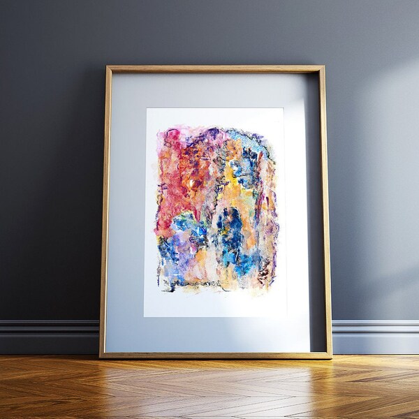 Bold Abstract Art - Etsy