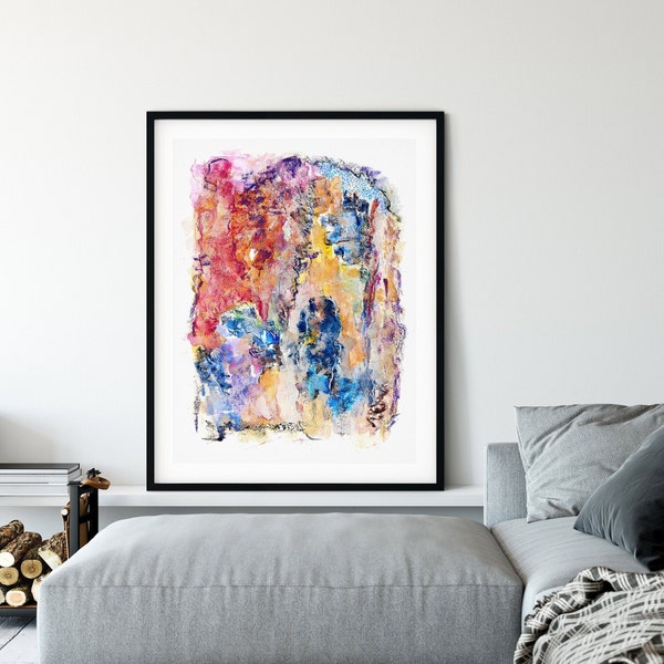 Bold Abstract Art - Etsy