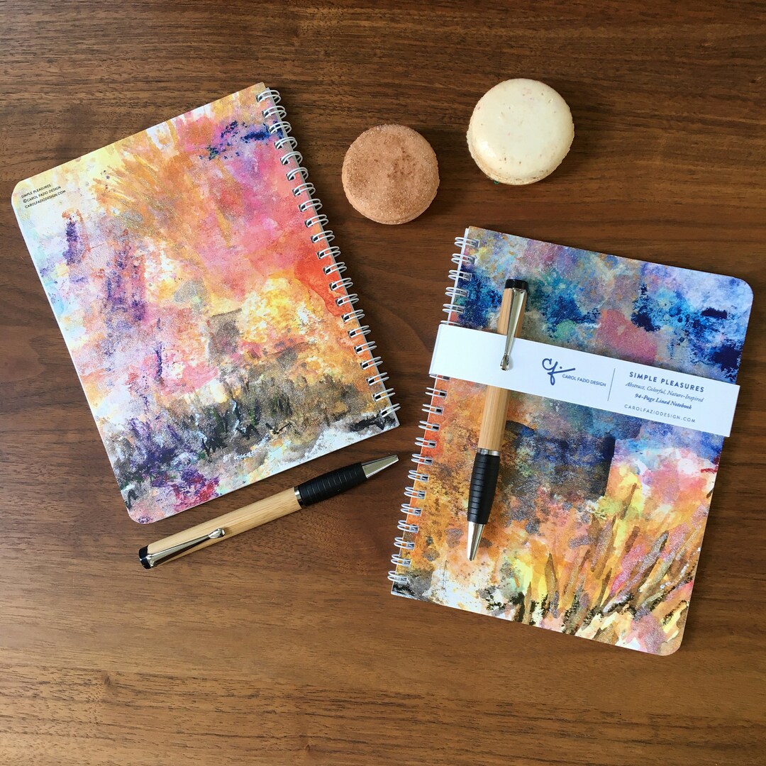 Journal Gift Set With Bamboo Pen, Free Gift Wrapping, Simple Pleasures ...