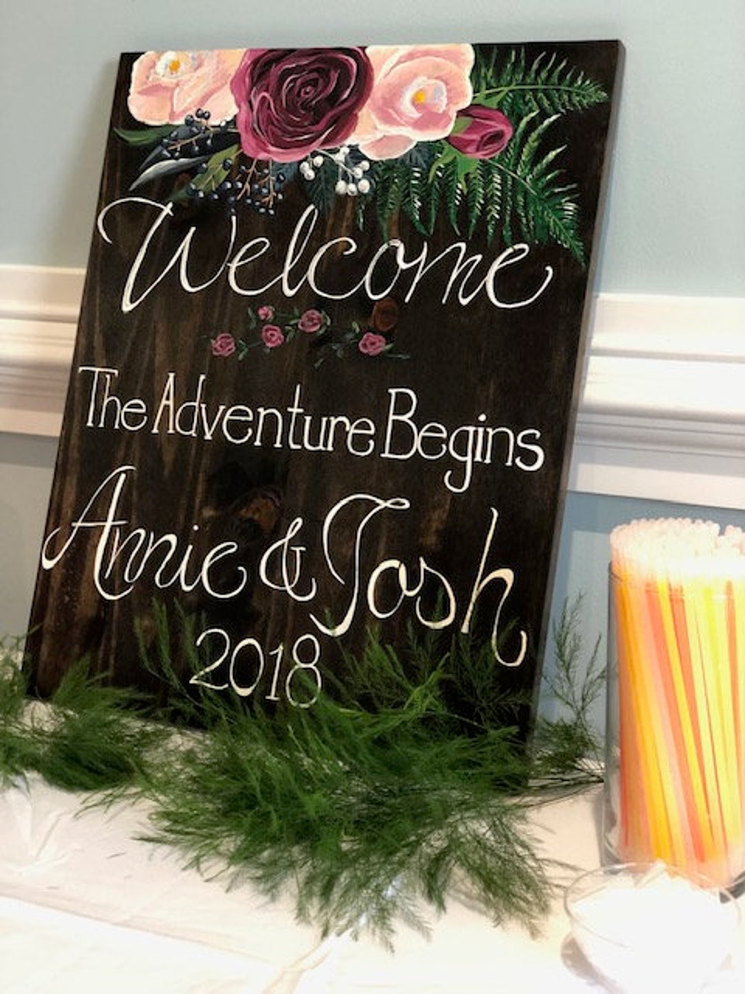 Personalized Wedding Sign - Etsy