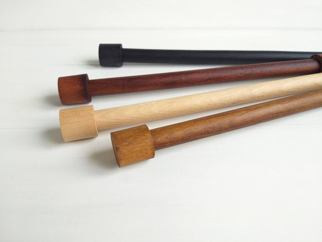 Wooden Rod Finials for Stylish Textile Hangers, Quilt, Tapestry ...