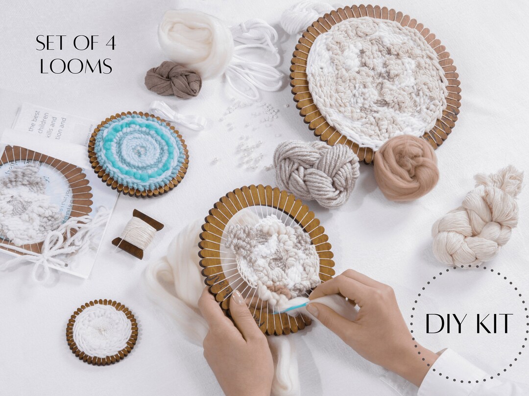 Circle Weaving Loom Kit, Round Weaving Loom, Video Tutorial - Etsy