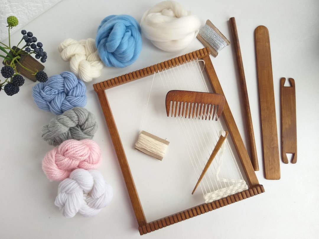 Weaving Loom Kit Beginner, DIY Craft Kit for Adult, Tapestry Loom With ...