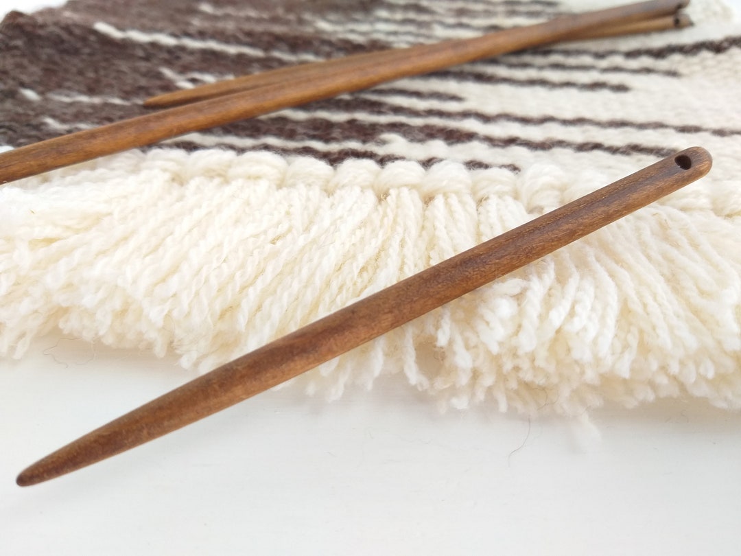 Wooden Weaving Needle for Hand Loom Tapestry Needle Hardwood - Etsy
