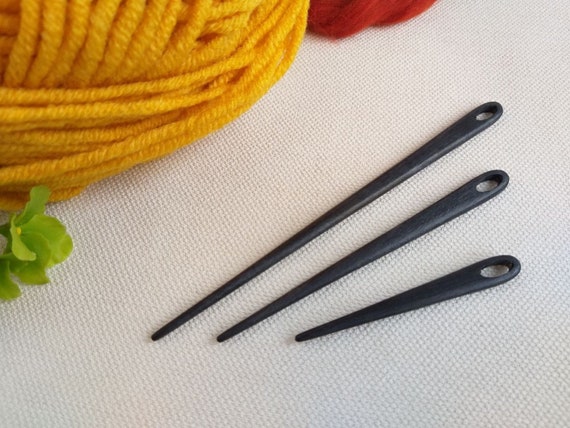 Nalbinding Needles Wooden Large Eye Needles Viking Craft | Etsy