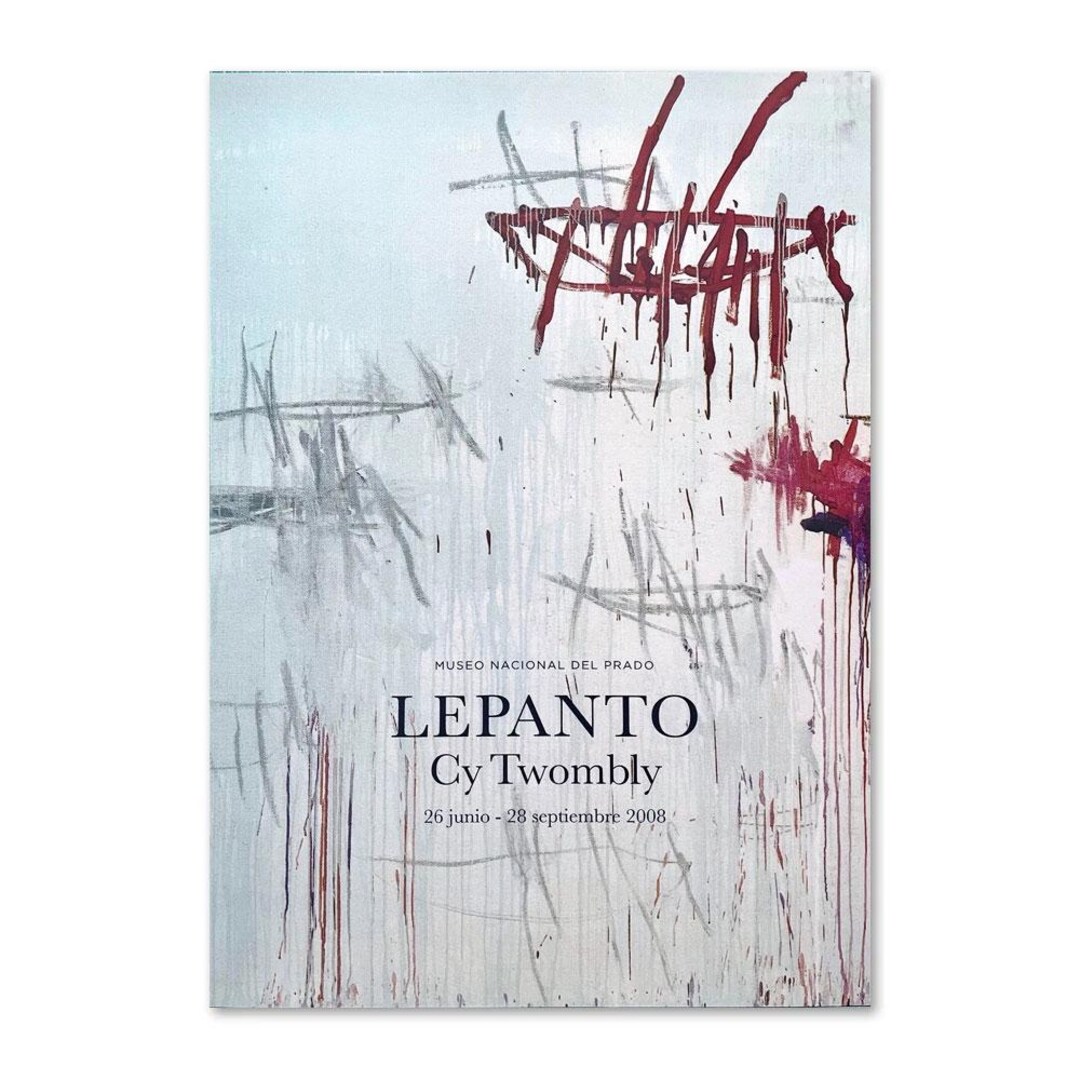 Cy Twombly Le Panto Poster by El Prado Museum Madrid - Etsy