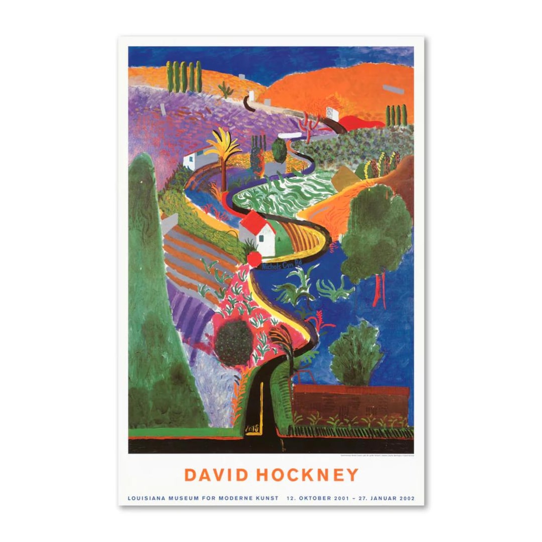 David Hockney Nichols Canyon Poster - Etsy